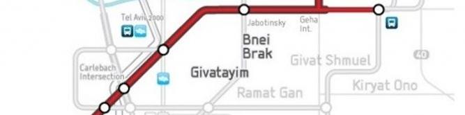 Red Line Light Rail Train, Tel Aviv | Dr. Sauer & Partners